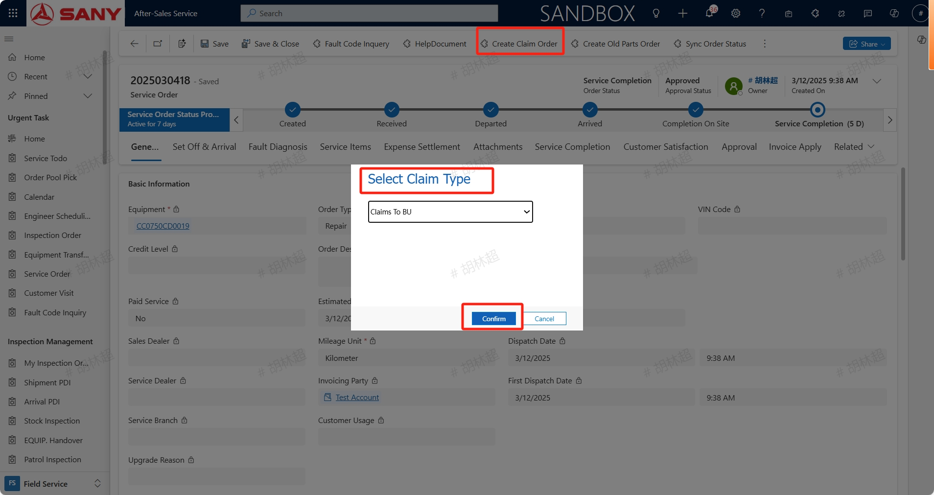 Claim Order | My CRM Help